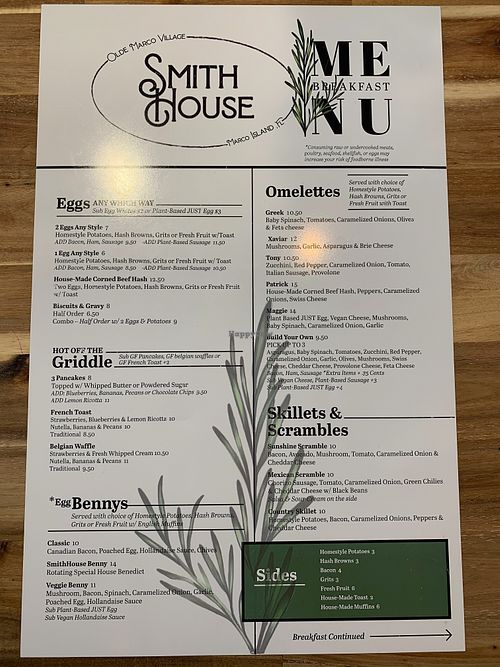 Smith House - Marco Island Florida Restaurant - HappyCow