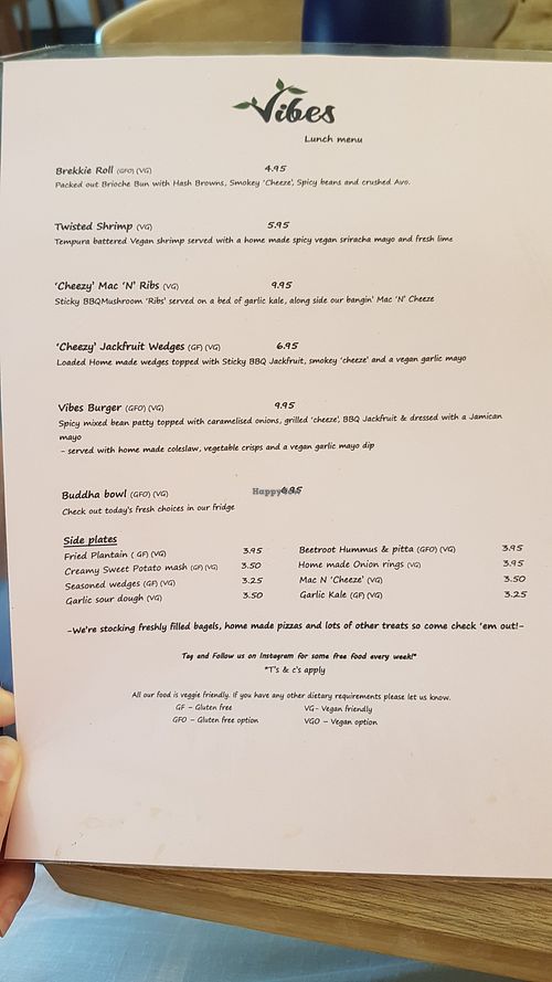 Vibes - Dorchester Restaurant - HappyCow