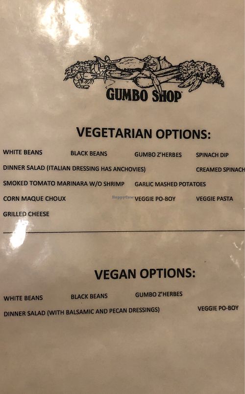 Gumbo Shop - New Orleans Louisiana Restaurant - HappyCow