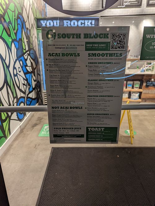 South Block - Ballston - Arlington Virginia Juice Bar - HappyCow