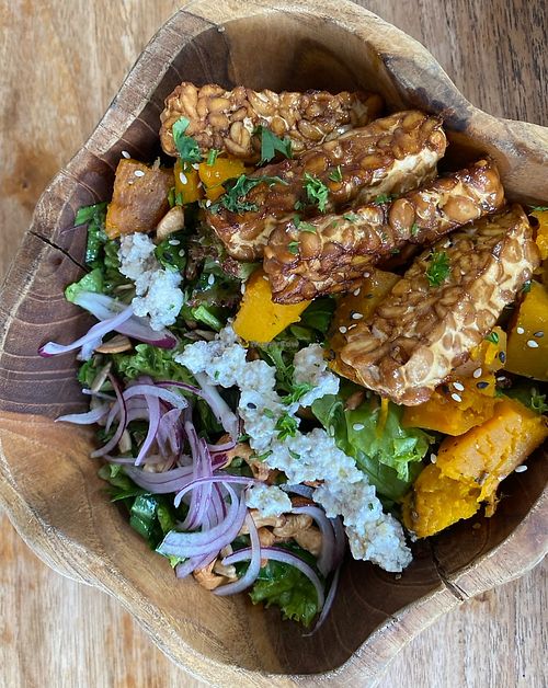 Nyom Nyom - Tibubeneng | Review "Separate vegan/vegetarian menu" by ...