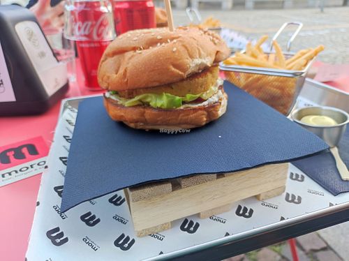 Moro Burger - Tirano Restaurant - HappyCow