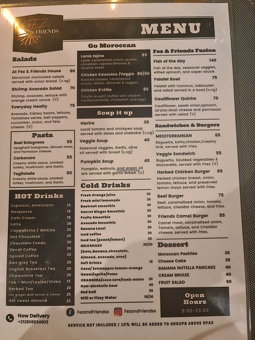 Fez & Friends - Fes Restaurant - HappyCow