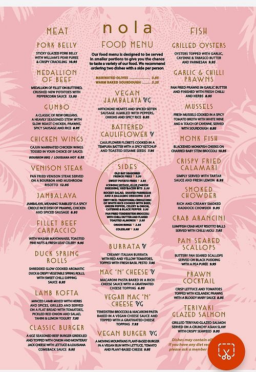 Nola - York Restaurant - HappyCow