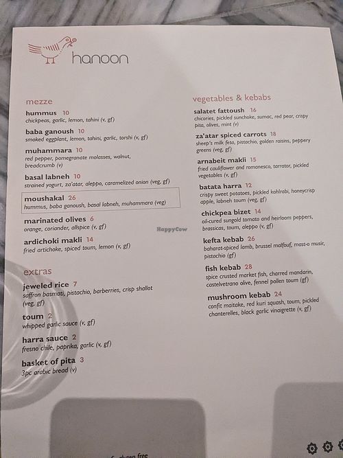 hanoon - Kirkland Washington Restaurant - HappyCow