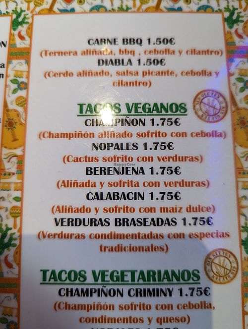 Clan Tequila - Madrid | Review "Vegan tacos" by martint - HappyCow
