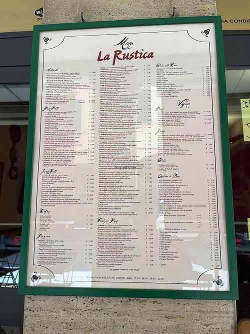 La Rustica Pizzeria Osteria - Bologna Restaurant - HappyCow