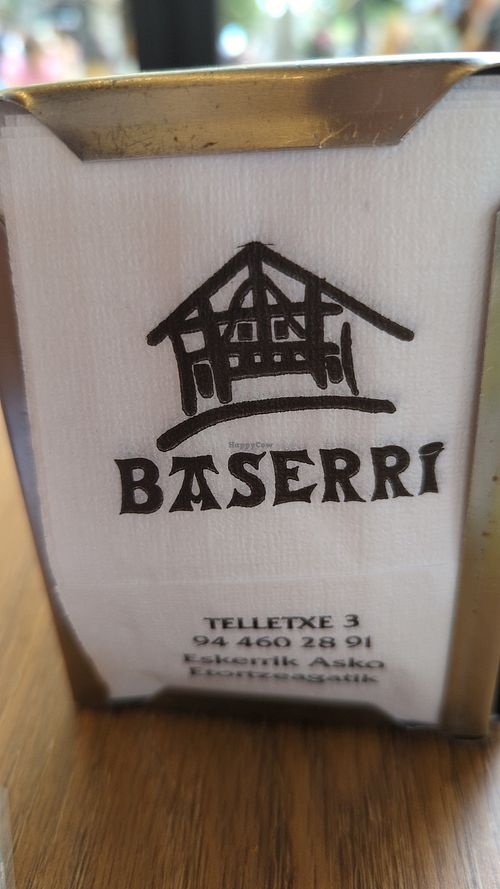 Baserri - Getxo Restaurant - HappyCow