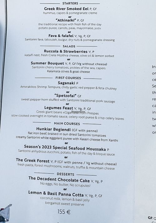 The Athenian House - Santorini Restaurant - HappyCow