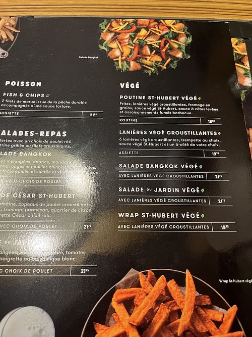 St-Hubert - Laval Quebec Restaurant - HappyCow