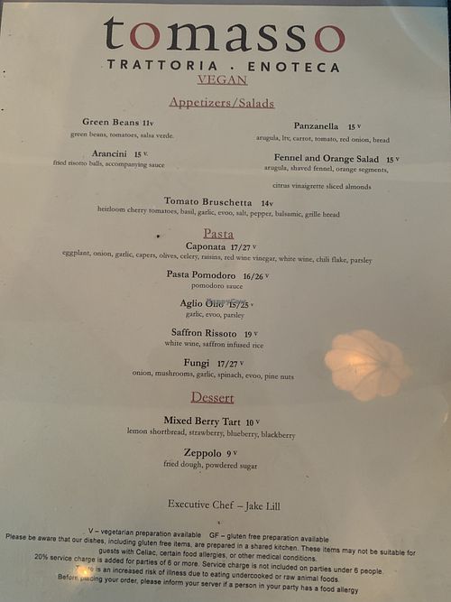 CLOSED: Tomasso Trattoria - Southborough Massachusetts Restaurant ...