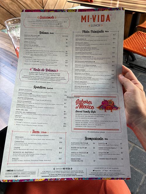 Mi Vida - Washington District Of Columbia Restaurant - HappyCow