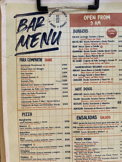 Mar del Bies - Menorca Restaurant - HappyCow