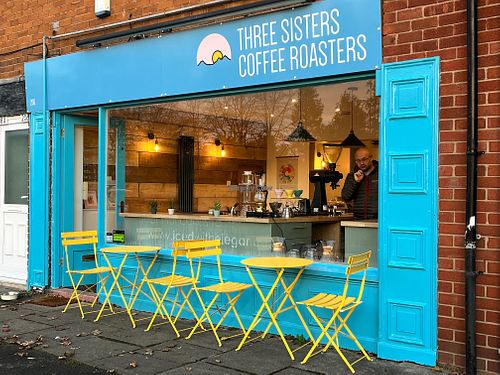 Three Sisters Coffee Roasters - Preston Coffee & Tea - HappyCow