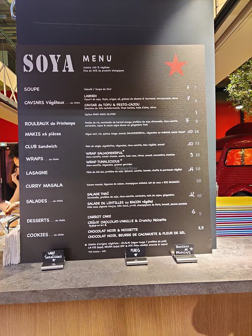 CLOSED: Soya - Boom Boom Villette - Paris Restaurant - HappyCow