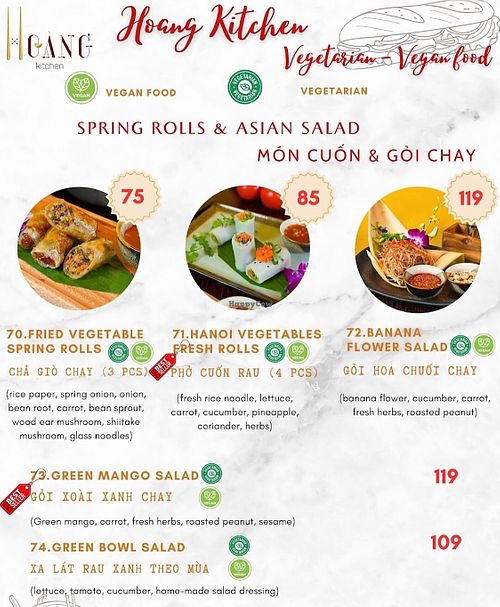 Hoang's Kitchen - Ho Chi Minh City Restaurant - HappyCow
