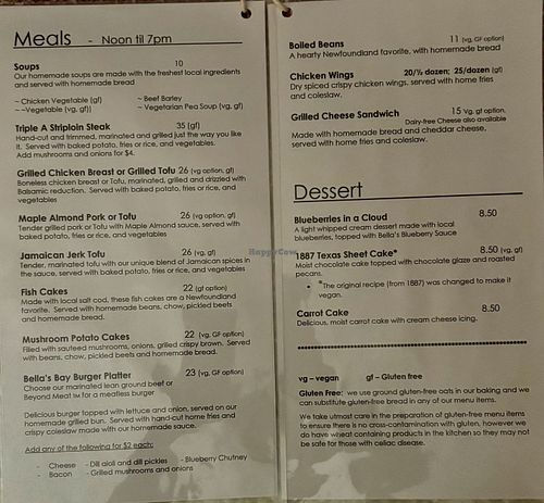 Round Da Bay Inn - Plate Cove West Newfoundland Restaurant - HappyCow