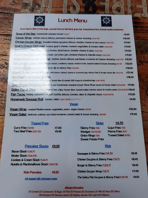 The Galley - Donegal Restaurant - HappyCow