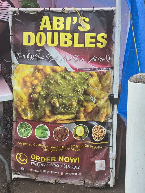 Abi's Doubles - Castries City Market Vendor - HappyCow