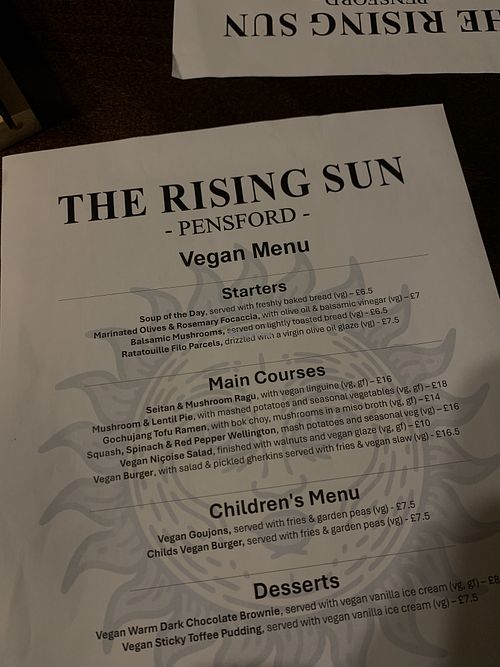 The Rising Sun - Bristol Restaurant - HappyCow