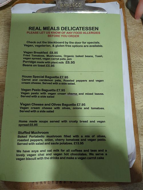 Real Meals Deli & Cafe - Saltburn-by-the-sea Restaurant - HappyCow