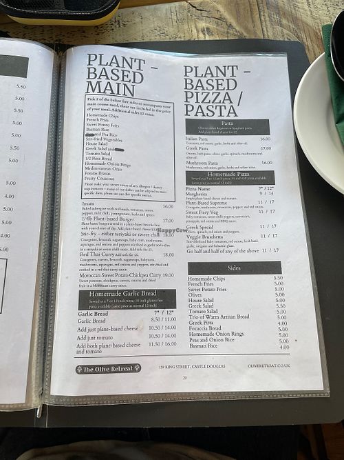 The Olive Retreat - Castle Douglas Restaurant - HappyCow
