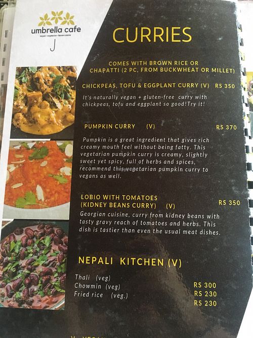 Umbrella Cafe - Pokhara Restaurant - HappyCow