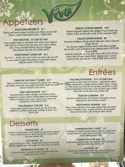 Viva - Tacoma Washington Restaurant - HappyCow