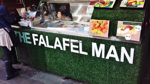 CLOSED: The Falafel Man - Food Cart - South Yarra | Review "Soggy" by ...