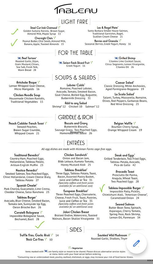 Wynn Hotel - Tableau - Las Vegas Nevada Restaurant - HappyCow