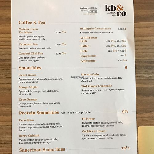 kb&co - Edmonton Alberta Restaurant - HappyCow